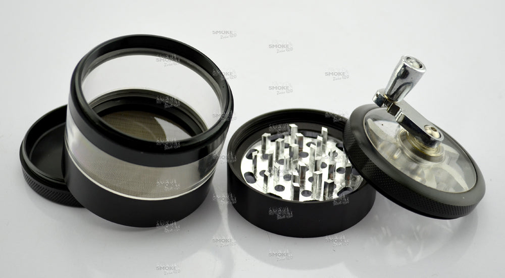 3" Hand Muller See Through Grinder | Rodeo Wholesale